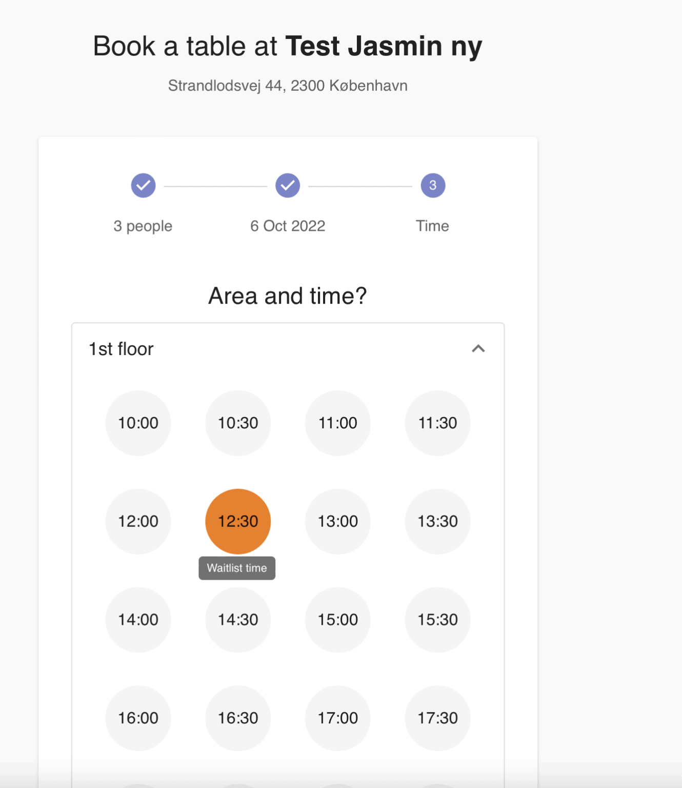 Digital restaurant waitlist - Try it for free