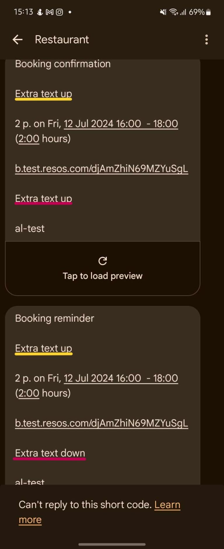 How to customize booking notifications – resOS