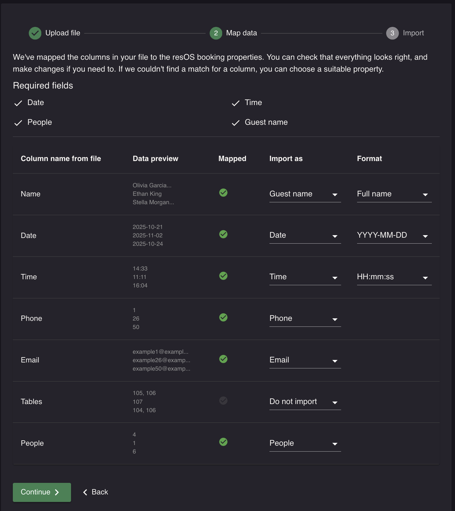 Feature update: Import bookings and customers – Resos - Restaurant ...